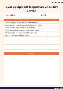 Gym Safety Checklist Template: Ensure Facility Safety