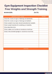 Gym Safety Checklist Template: Ensure Facility Safety