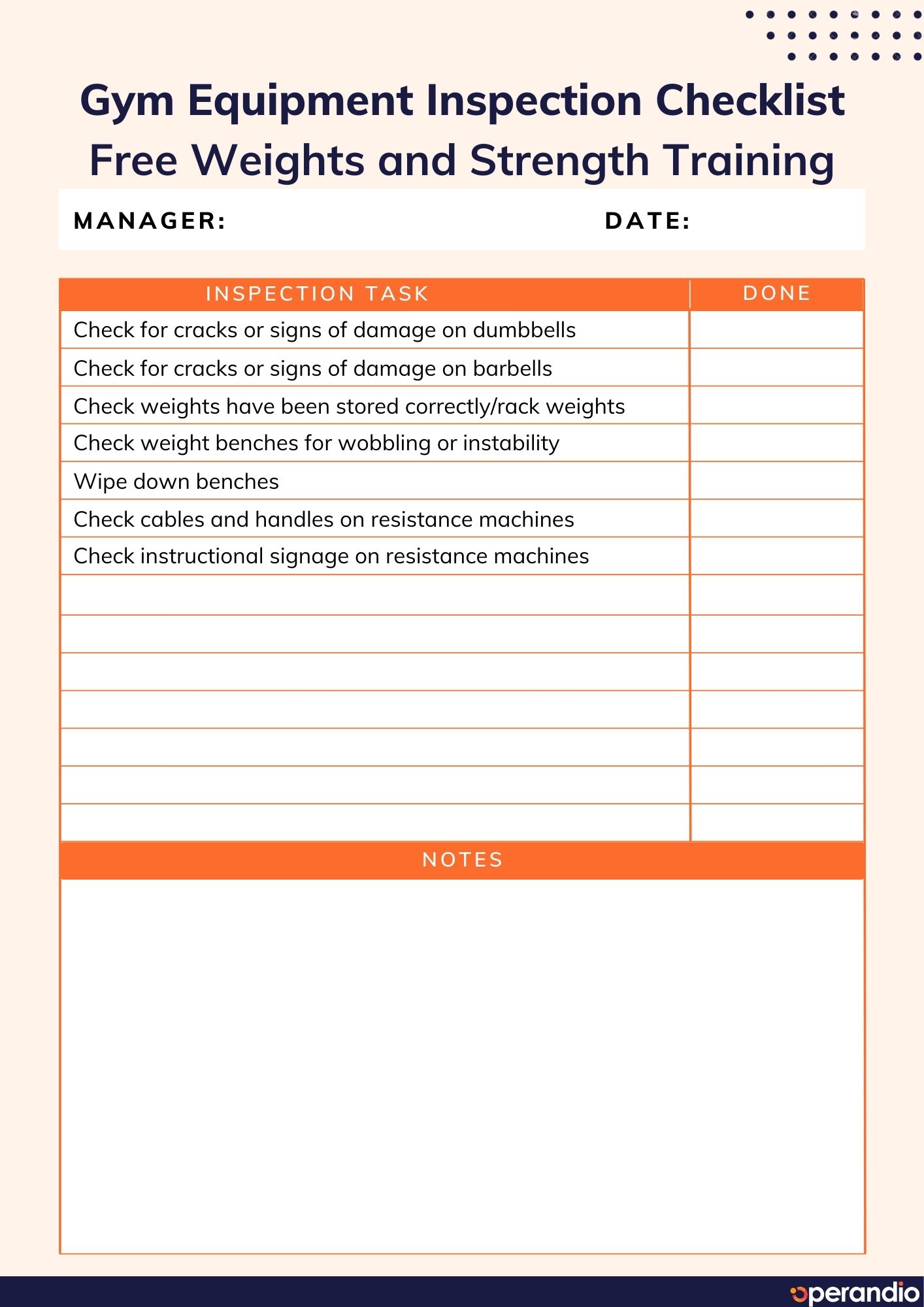 Gym Safety Checklist Template: Ensure Facility Safety