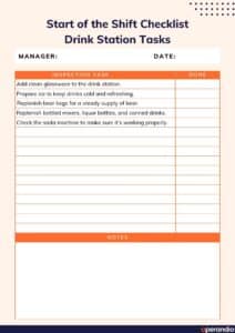Server Sidework Checklist for Efficient Restaurant Operations